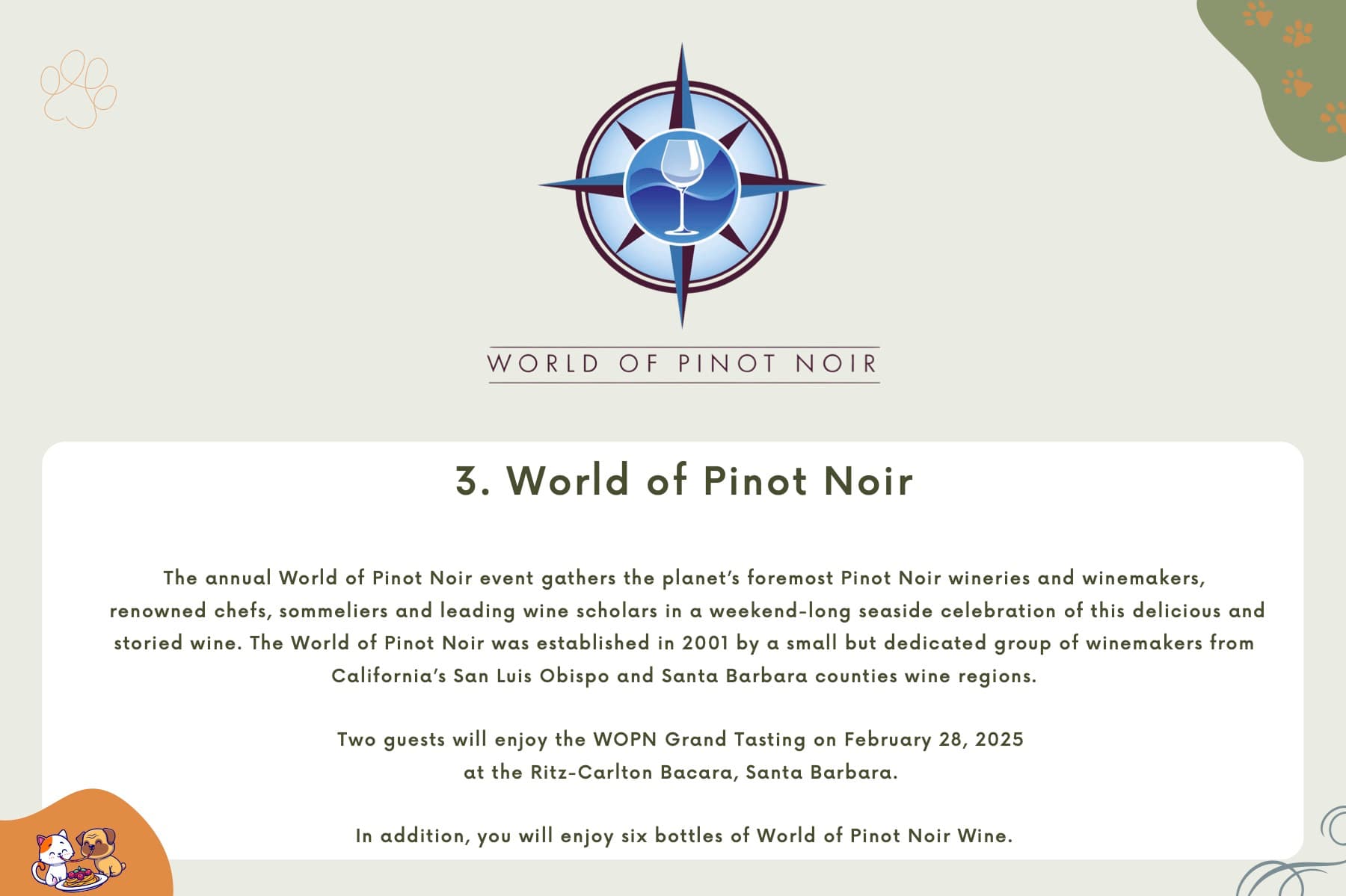 World of Pinot Noir - Santa Ynez Valley Humane Society